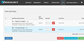 Videojet Software Portal - Industrial Goods Project Case Study