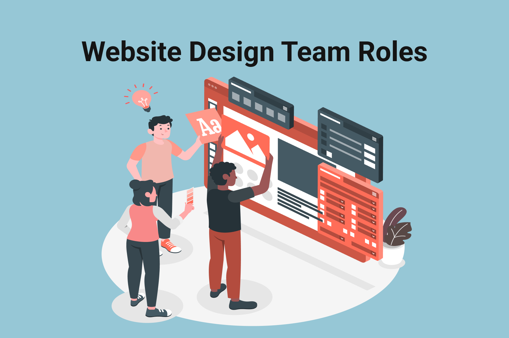 Main role in the design team in web developers - visual-craft.com